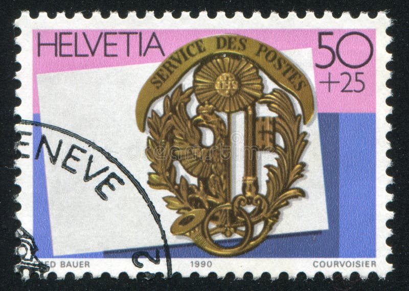 Emblem editorial image. Image of eagle, postmark, postage - 238857990