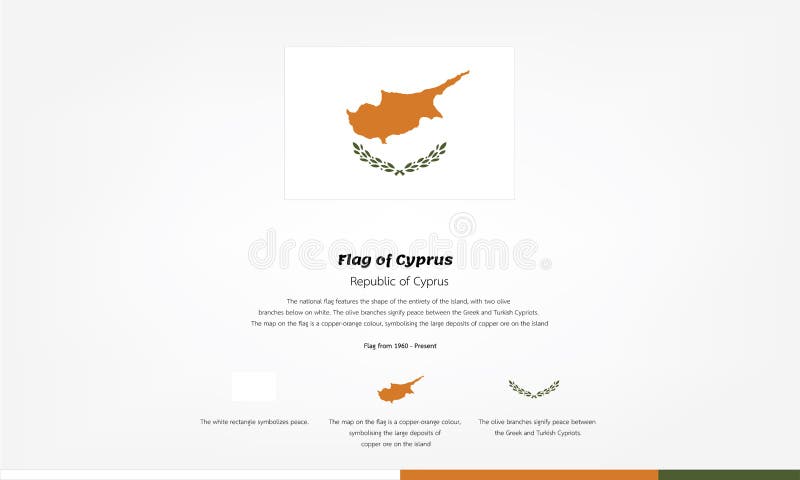 Emblem and Symbol of Cyprus Flag Vector Stock Vector - Illustration of ...