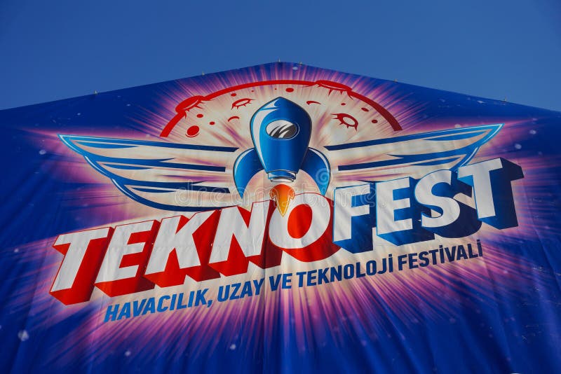 Emblem of Teknofest in Istanbul, Turkey Editorial Photography - Image ...