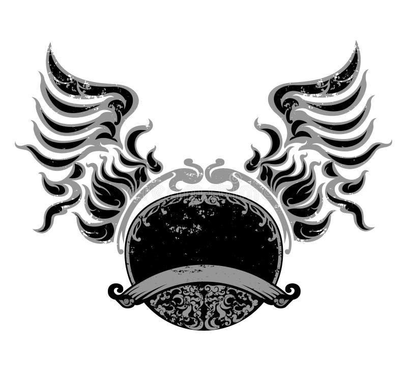 Wing Sign for Company Corporate Identity Black and Inversion Types ...