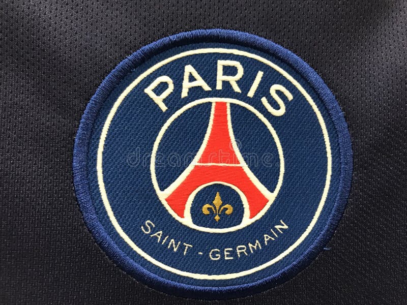 Emblema De Paris St Germain No Jérsei Foto Editorial - Imagem de famoso ...