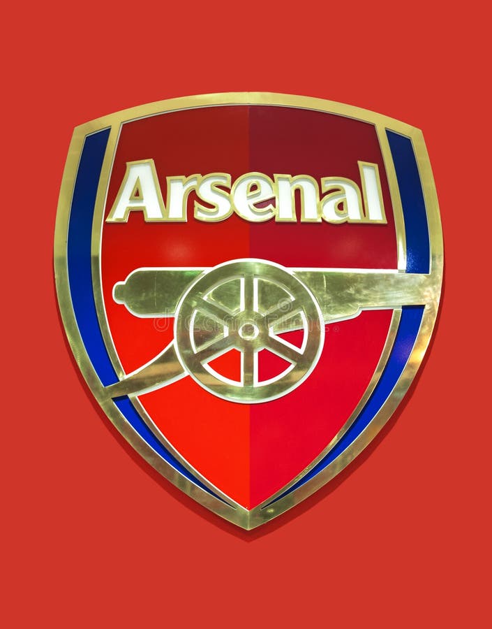 Emblema Do Clube Do Arsenal Imagem de Stock Editorial - Imagem de ...