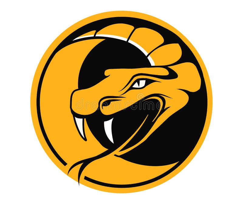 Emblema Redondo De La Víbora Ilustración del Vector - Ilustración de ...