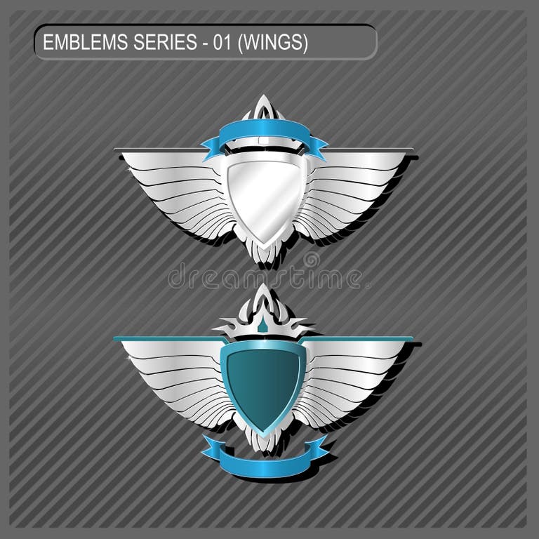 Blank Shield Ribbon Templates Stock Illustrations – 146 Blank Shield ...