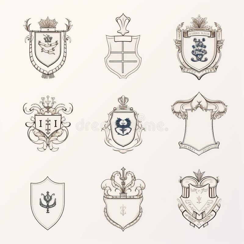 Distinctive Crests Stock Illustrations – 11 Distinctive Crests Stock ...