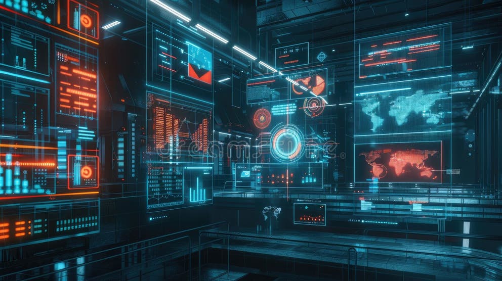 Embodying the Fusion of Data Science and Visual Management Design Concepts, Ai Generated Stock ...