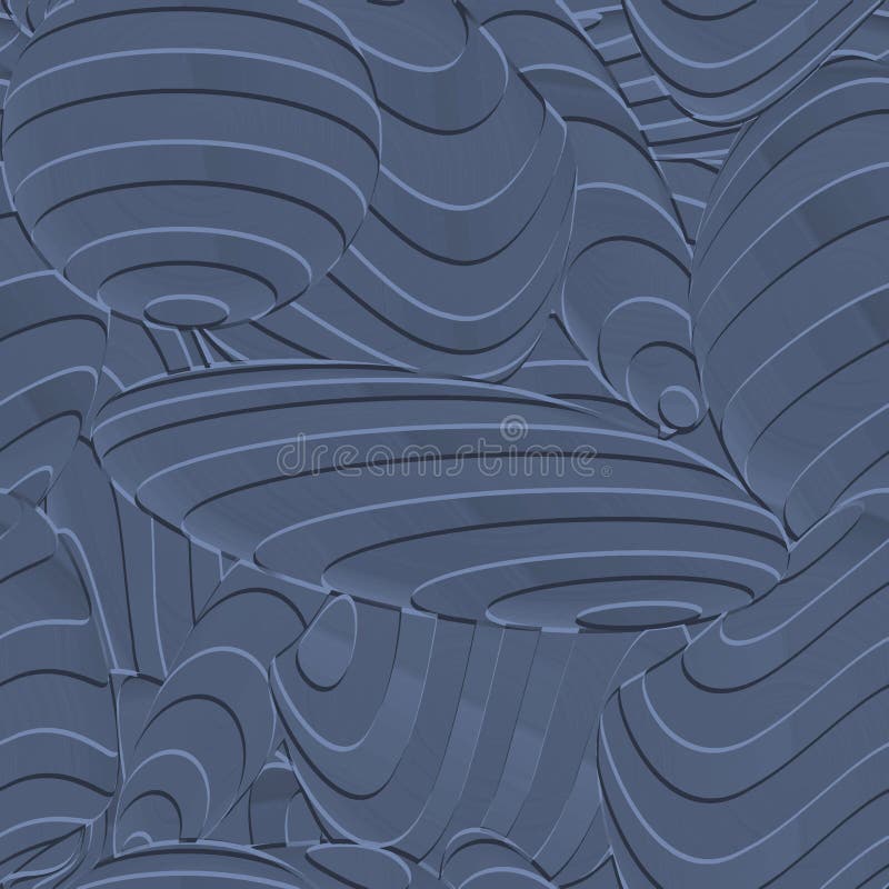 Emboss Spiral and Striped Circles 3d Seamless Pattern. Embossed ... Emboss Spiral and Striped Circles 3d Seamless Pattern. Embossed ...