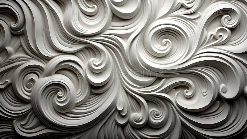 Embossed Art Techniques: Intricate Patterns on Canvas Stock ...