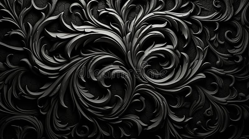 Embossed Art Techniques: Intricate Patterns on Canvas Stock ...