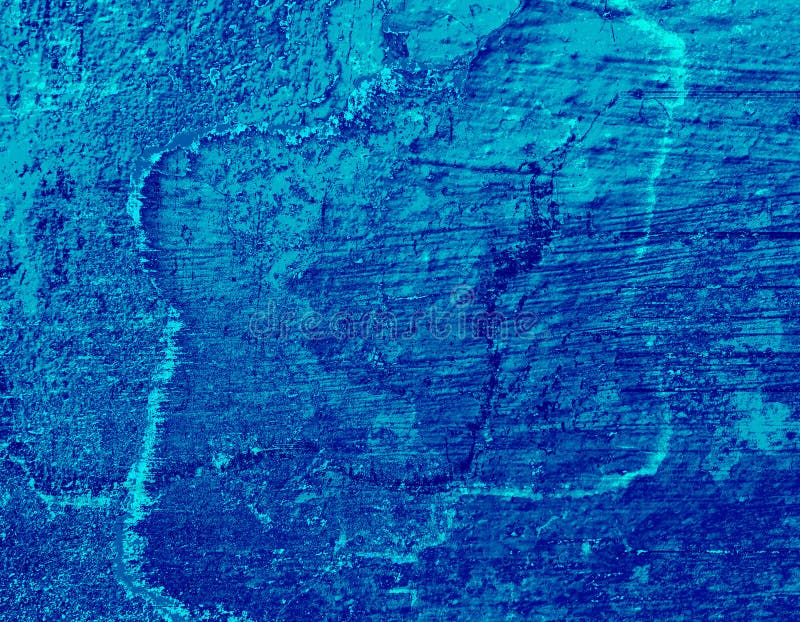 Embossed Blue Background With A Spectacular Pattern. Surreal Wall ...