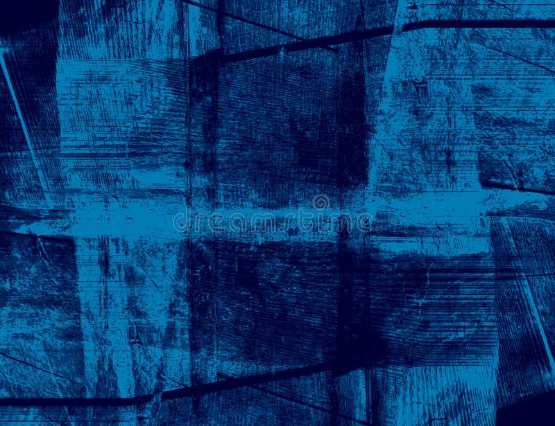 Embossed Blue Background with a Spectacular Pattern. Surreal Wall ...