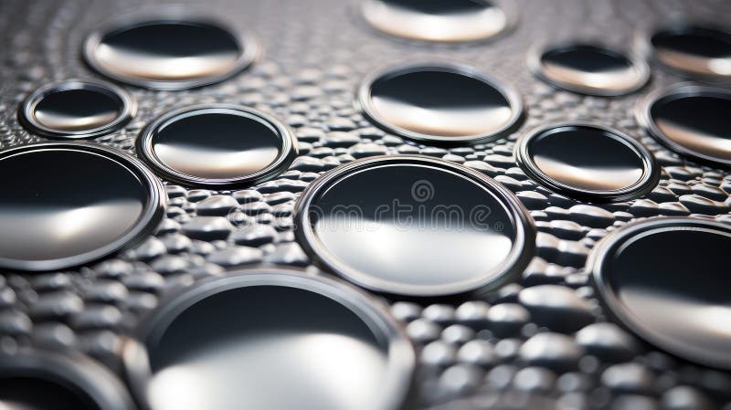 Embossed Circles Texture Background Stock Illustration - Illustration ...