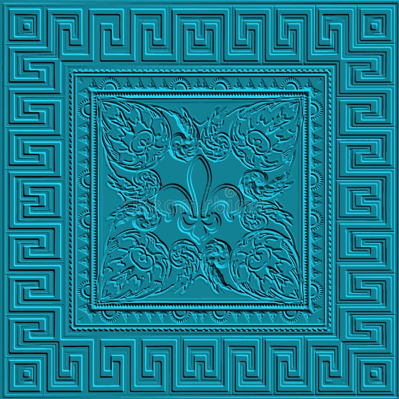 Frame with Textured Background Stock Illustration - Illustration of ...