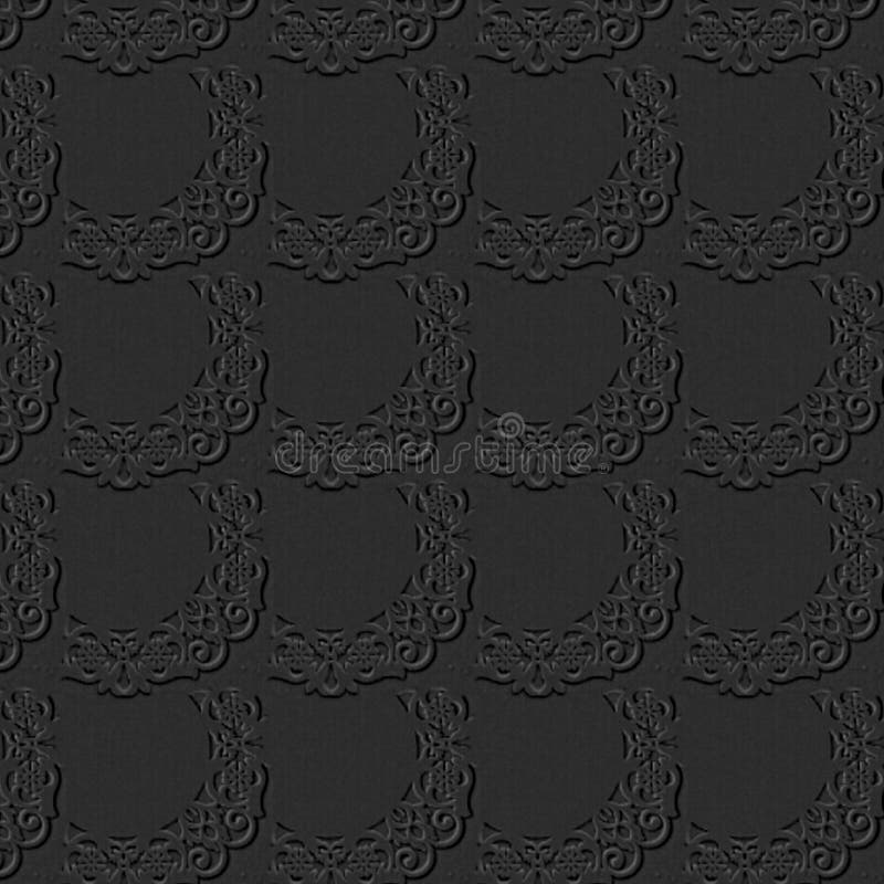 Dark embossed pattern stock illustration. Illustration of geometric ...