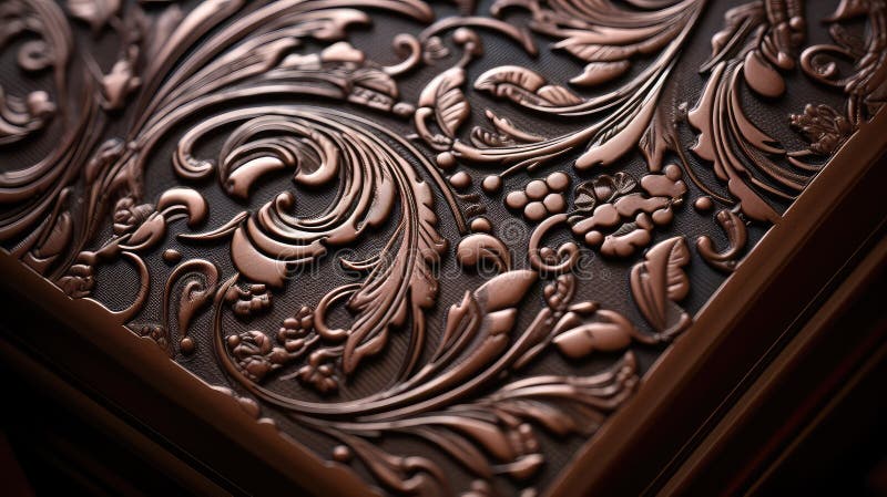 Embossed Empty Box of Chocolate Stock Illustration - Illustration of ...