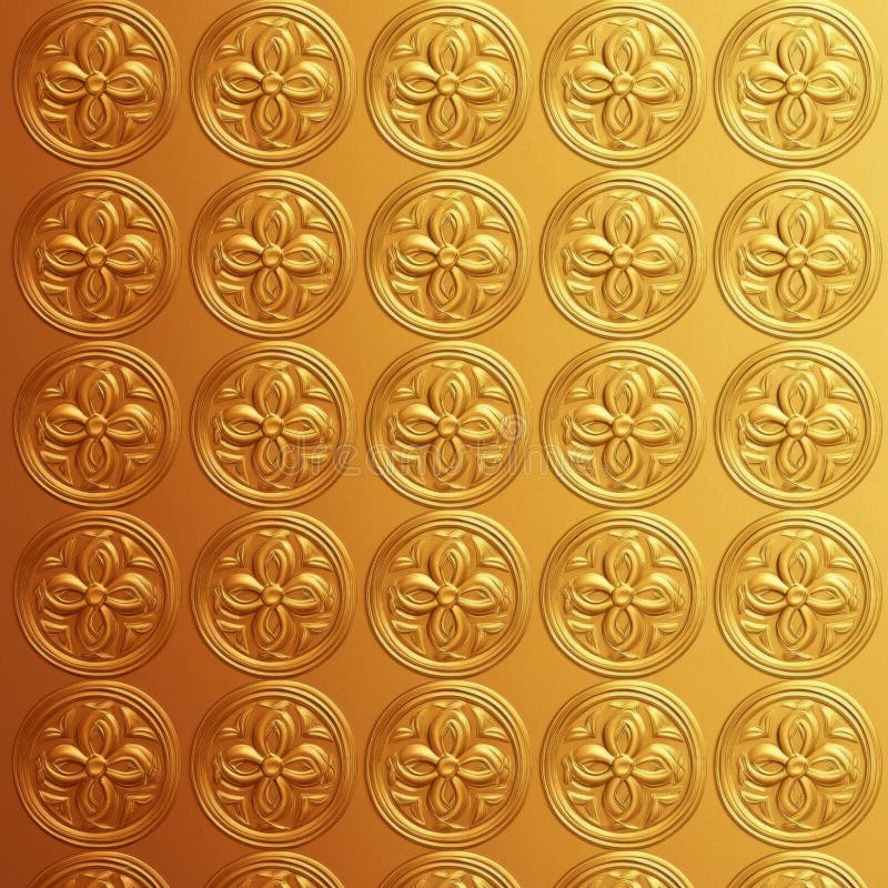 An Embossed Floral Pattern with Textured Relief Background. a Modern ...