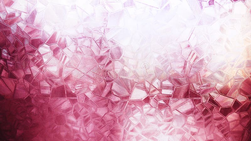 Embossed Glass Background. Corrugated Glass Pink Monochrome Stock Image ...