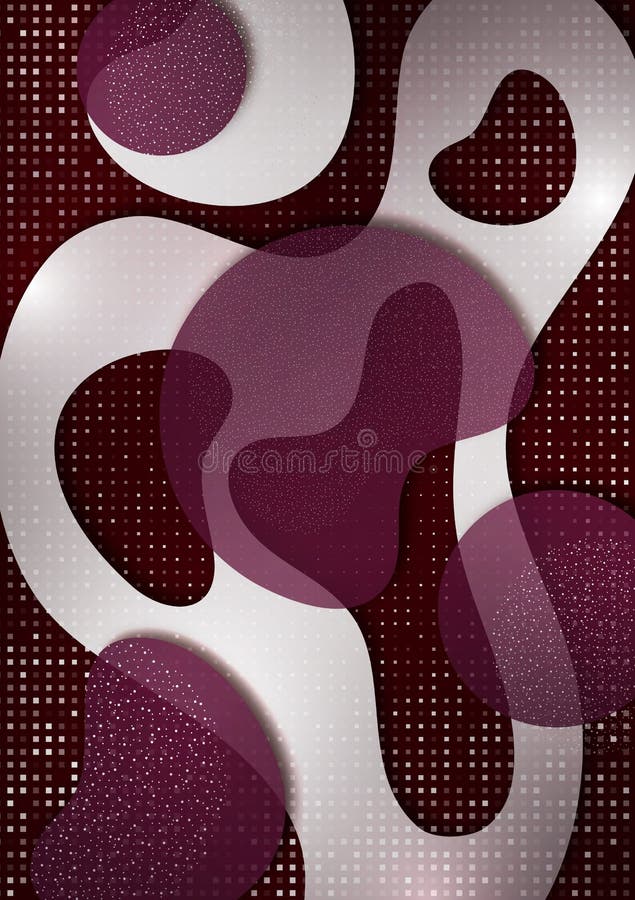 Embossed Layers of Cut Paper, Dynamic Colored Shapes, Circles, Small ...