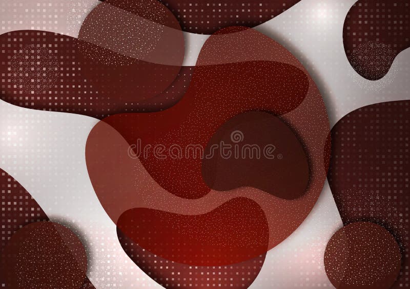 Embossed Layers of Cut Paper, Dynamic Colored Shapes, Circles, Small ...