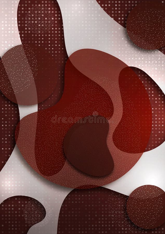 Embossed Layers of Cut Paper, Dynamic Colored Shapes, Circles, Small ...