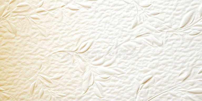 Embossed Leaf Pattern Texture Beige and Off White Gradient Generated Ai ...