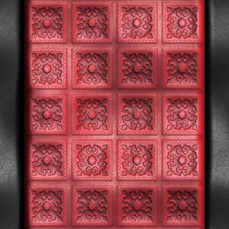 Embossed Leather Effect Background Wallpaper 2 Stock Illustration ...