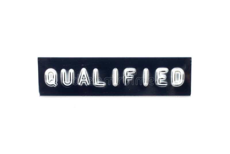 Emboss Letter in Word Workplace on Black Banner with White Background ...