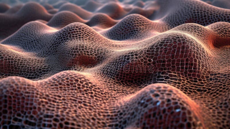 Embossed Mesh Representing Internet Connections in Cloud Computing ...