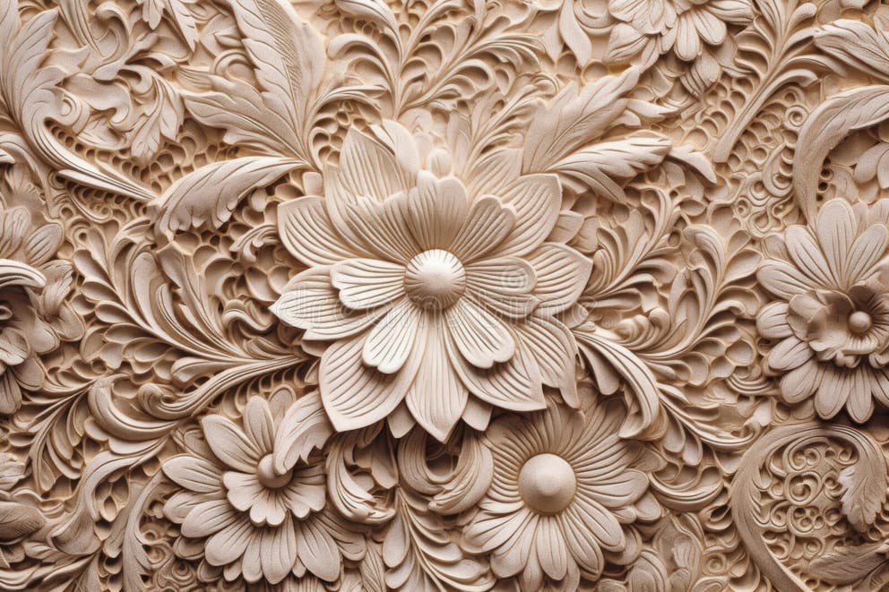 Embossed Paper Pattern with Intricate Design Stock Image - Image of ...