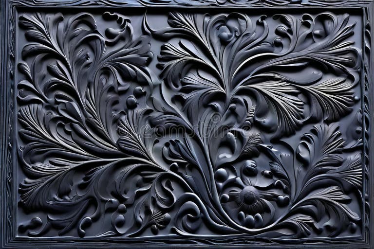 Embossed Paper Raised Patterns Imprinted on Paper Stock Illustration ...