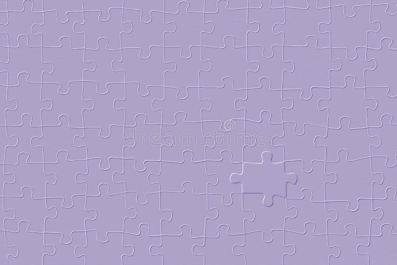 Embossed Piece of a Lavender Jigsaw Puzzle Stock Illustration ...