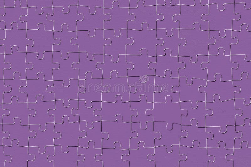 Embossed Piece of a Purple Jigsaw Puzzle Stock Illustration ...