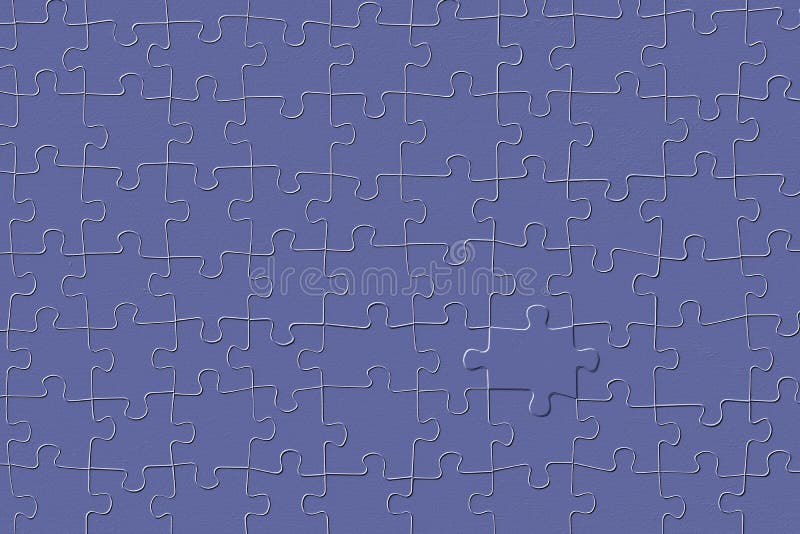Embossed Piece of a Violet Jigsaw Puzzle Stock Illustration ...
