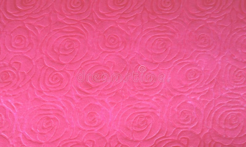 Embossed Pink Roses Background Stock Photo - Image of rosesbackground ...