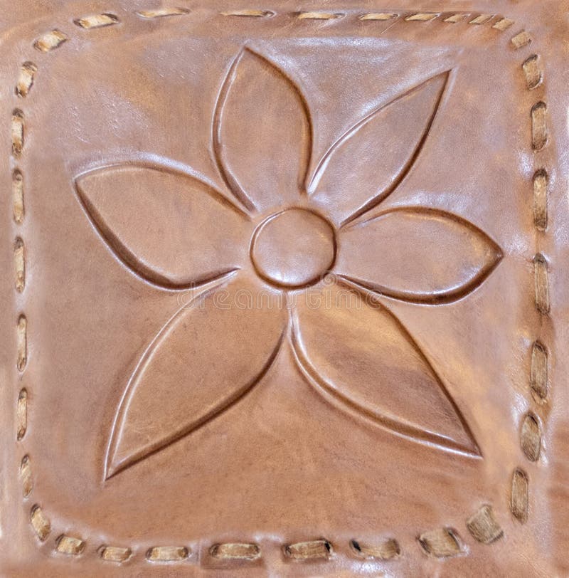 Embossed on the Skin, Flower Stock Photo - Image of antique, style ...