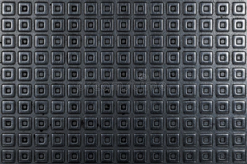 Embossed Stainless Steel Floor Texture with Square Pattern Stock Photo ...