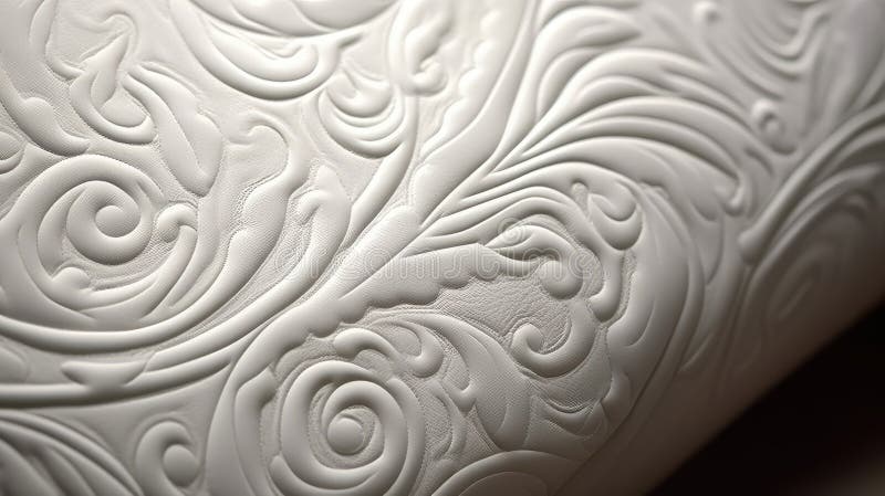 Embossed White Leather Texture Stock Illustration - Illustration of ...