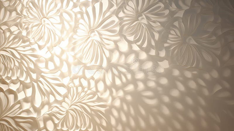 Embossed White Paper with Shadow Stock Illustration - Illustration of ...