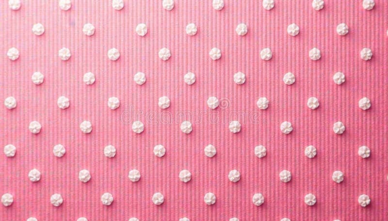 Embossed White Polka Dot Pattern on Rose Backdrop Subtle Texture ...