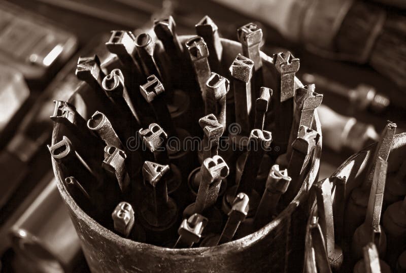 Embossing Letters stock image. Image of metal, letter - 19682737