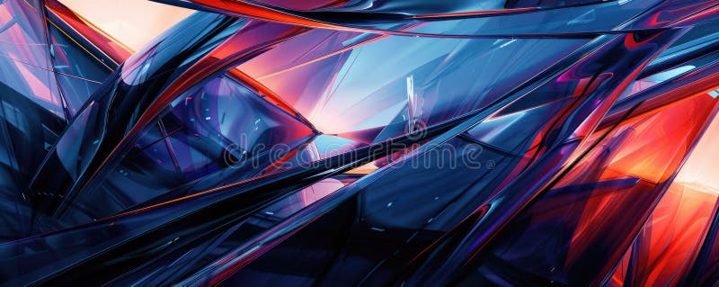 Embrace Abstract Art with Bold Colors and Sharp Lines for a Visually ...