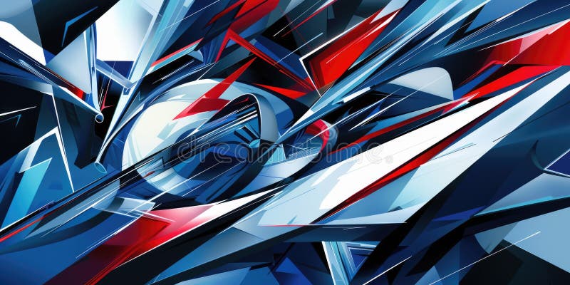 Embrace Abstract Art with Bold Colors and Sharp Lines for a Visually ...