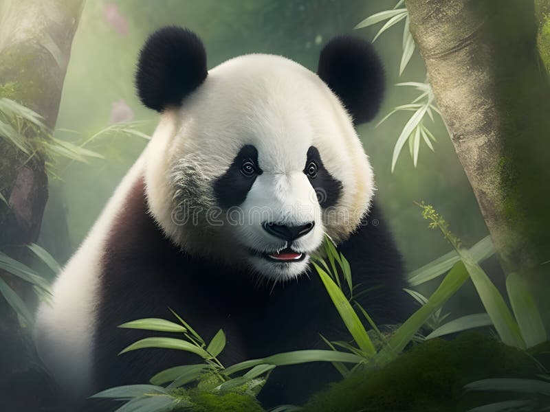Panda Canvas Stock Illustrations – 160 Panda Canvas Stock Illustrations ...