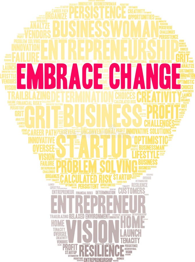 Embrace Change Word Cloud stock vector. Illustration of grit - 136505247 Embrace Change Word Cloud stock vector. Illustration of grit - 136505247