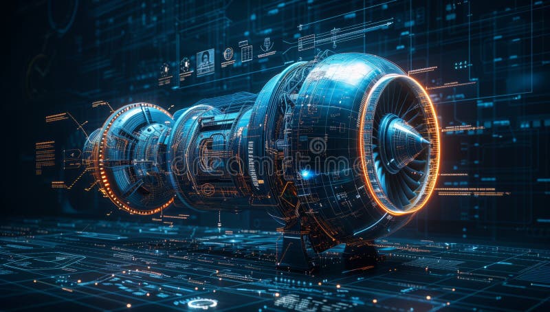 Embrace Futuristic Technology with an Advanced Engine Design Featuring ...