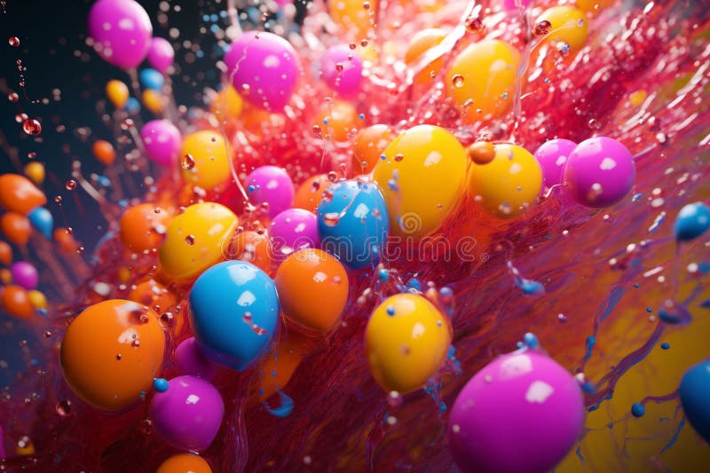 Embrace the Holi Tradition of Water Balloons Stock Illustration ...