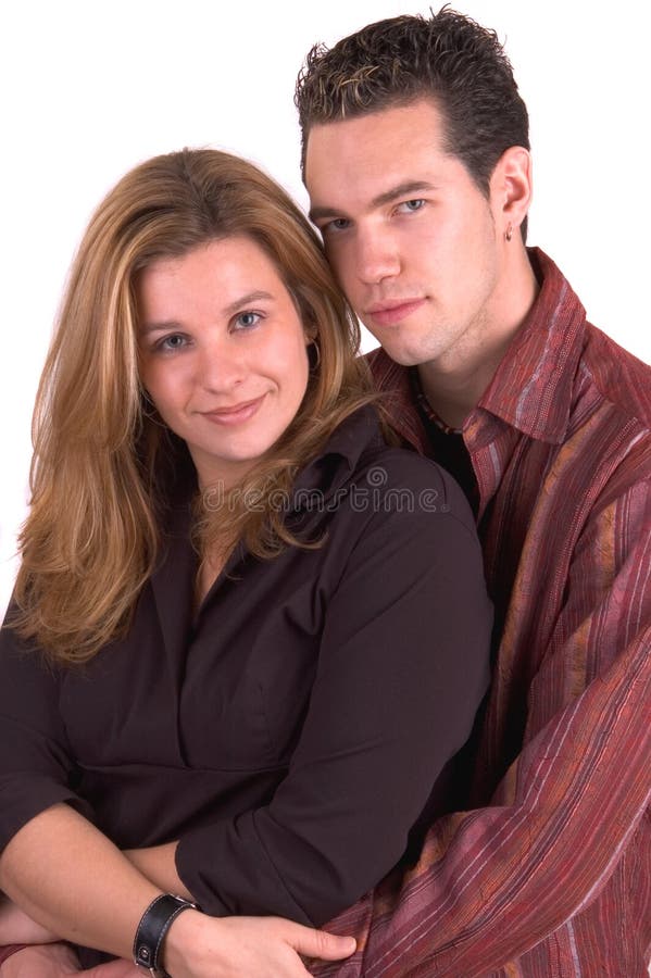 Embrace (Isolated) stock image. Image of singles, blonde - 484229