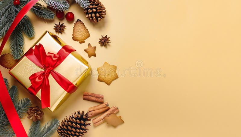 Golden Splendor: Festive Christmas Decorations and Gift Delights AI ...