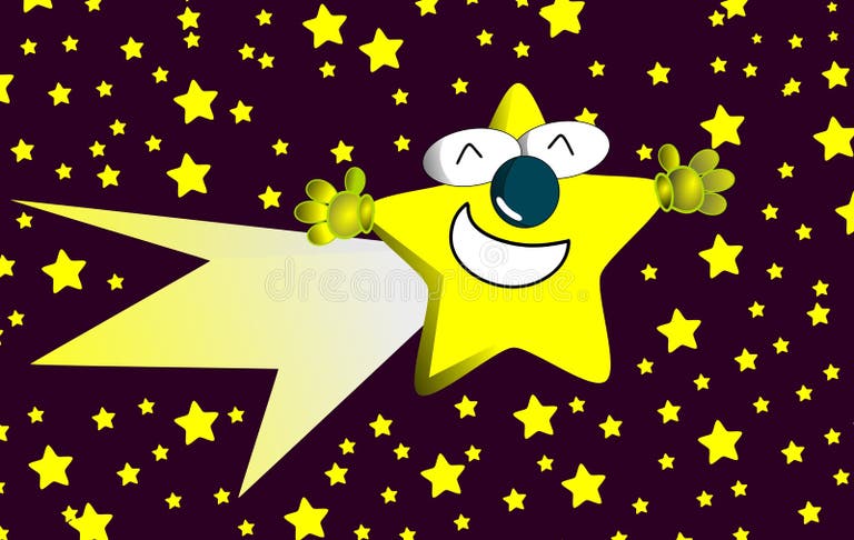 Cartoon Shooting Star Stock Illustrations – 6,054 Cartoon Shooting Star ...