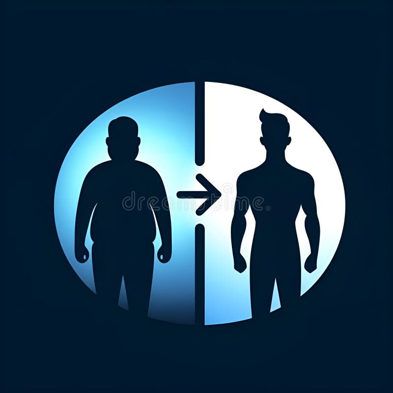 Embrace Transformation through Exercise Stock Illustration ...